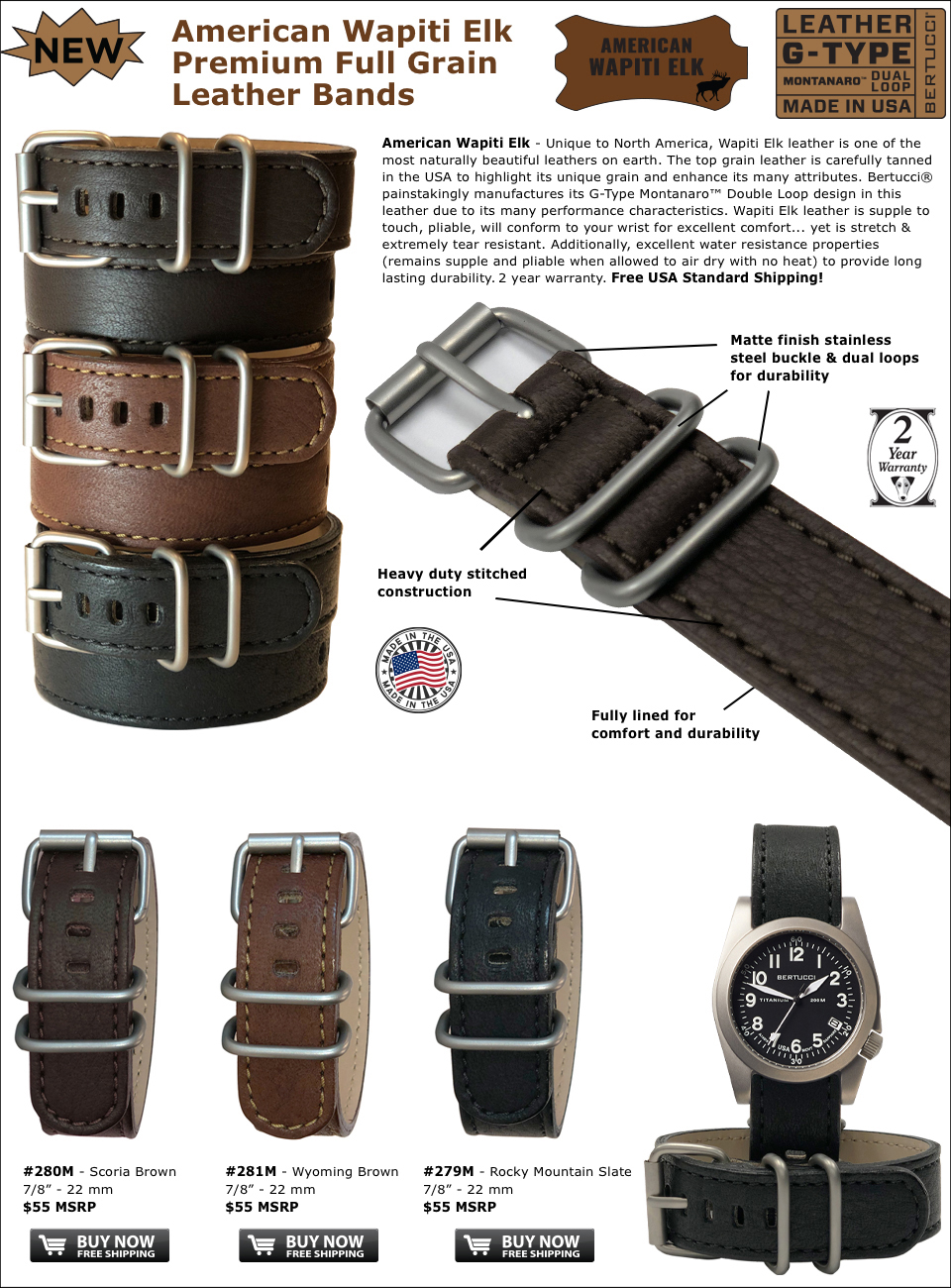 Bertucci Performance Field Watches